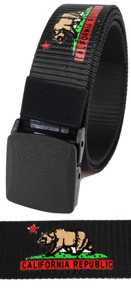 Outdoor Military Grade Tactical Nylon Waistband Canvas Web Belt Plastic ...