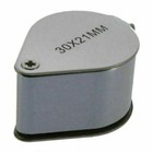Jewellers Loupe Glass Jewellery Antiques Magnifier Hallmark Eye Lens 30 ...