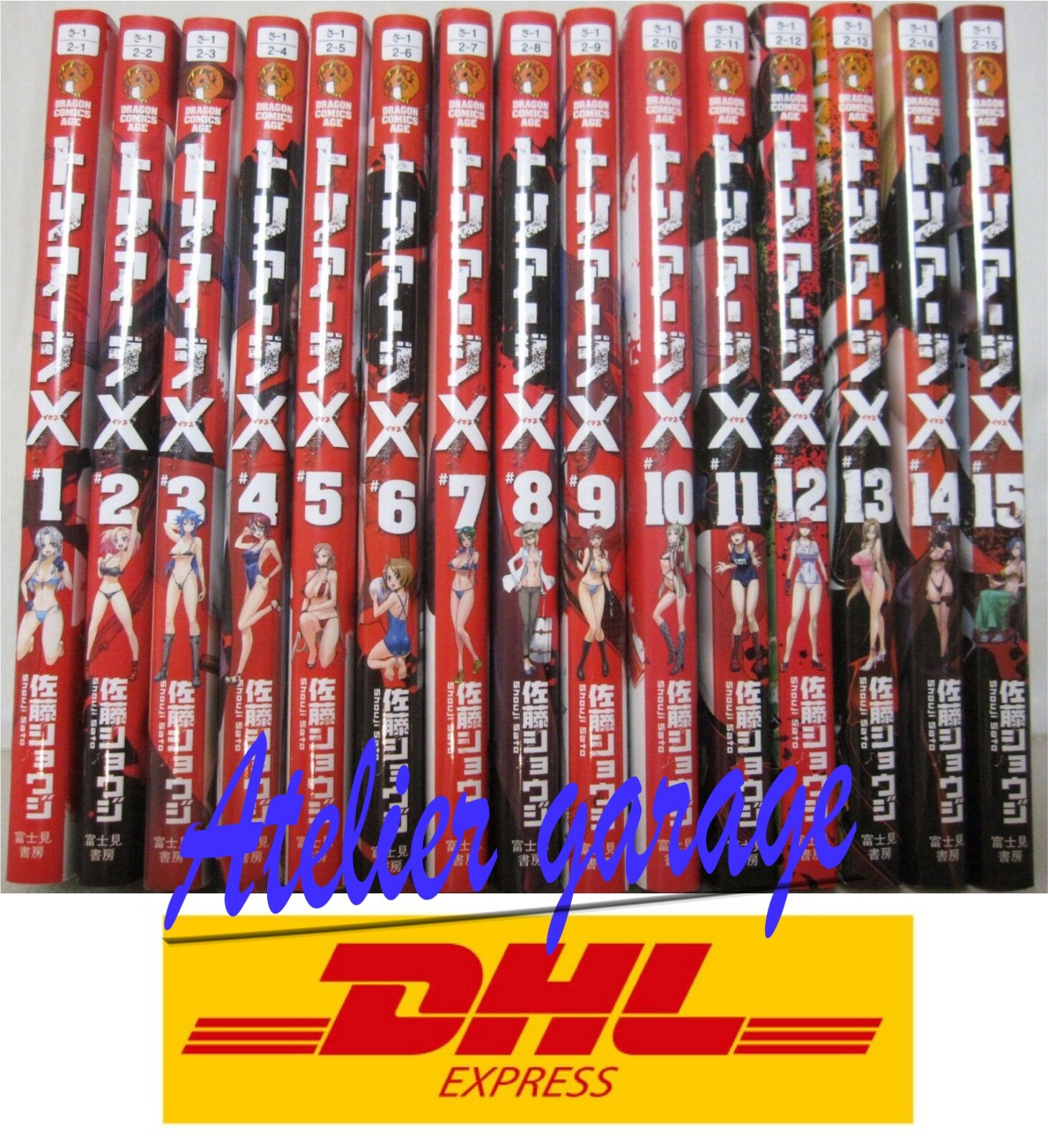 USED Triage X Vol.1-15 Set Japanese Manga Comics Shouji Sato | eBay