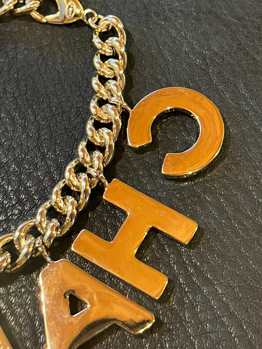 CHANEL Bracelet Bangle AUTH Coco CC Chain Logo Cocomark CHANEL Bracelet Bangle AUTH Coco CC Chain Logo Cocomark