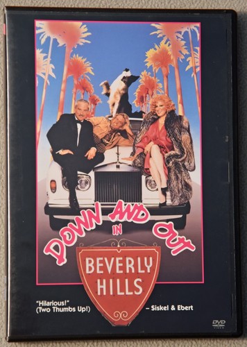 Down and Out in Beverly Hills DVD Nick Nolte, Bette Midler & Richard ...