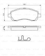 Bosch 0986424770 Brake Pad Set for sale online | eBay UK