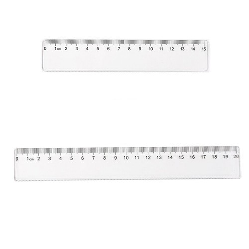 5 Pcs 15/20cm Straight Ruler Primary School Ruler Set Plastic Ruler ...