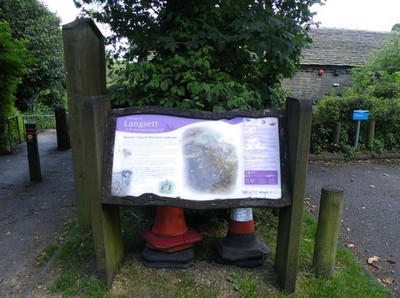Photo A3 Information Board, Langsett Barn, Langsett Reservoir, Langsett ...