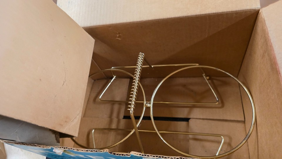 Vintage Pyrex Promo Twin Server Set Blue Green Leaf Bowls B&B Hardwar ...