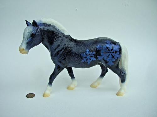 Breyer Naughty JAH Magazine Special Run 2001 Blue Deco Henry/Fjord No ...