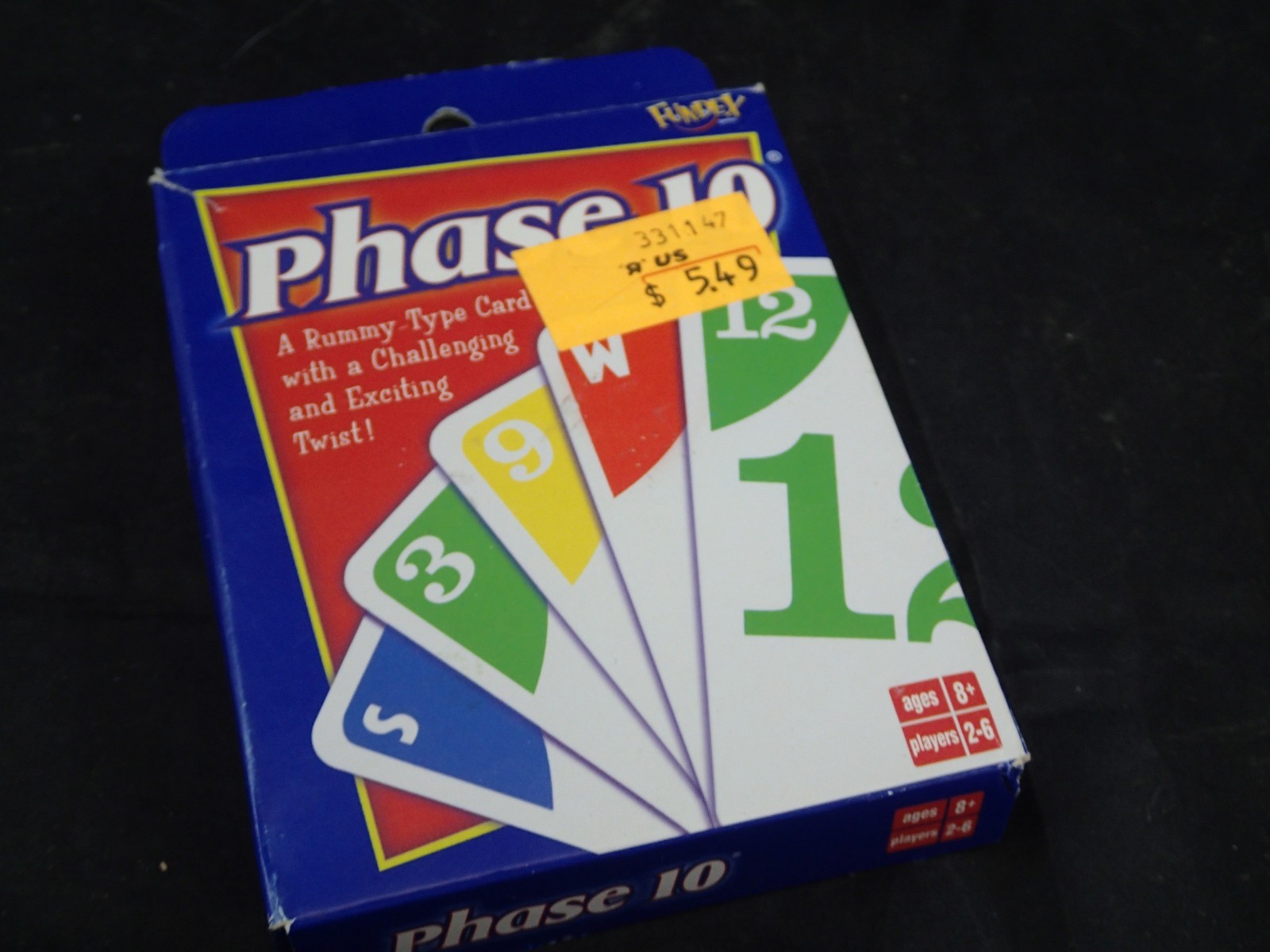 PHASE 10 Card Game (A Rummy Type Card Game With An Exciting Twist) ~ 2 ...