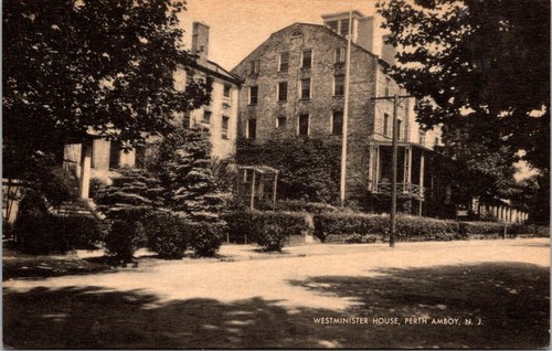 Perth Amboy NJ Proprietary House Colonial Governor Mansion postcard CQ3 ...