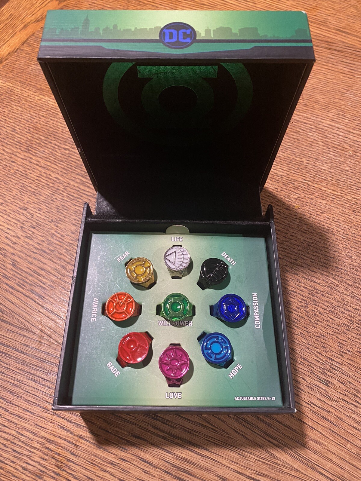 DC Comics Green Lantern Power Rings | Lantern Corps P… - Gem