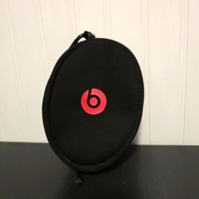 Beats by Dr. Dre Protective Headphone Case Black Red Zipper Travel ...