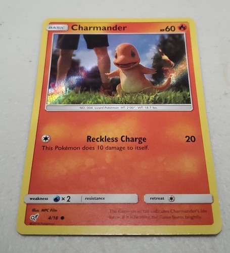 Charmander 4/18 Detective Pikachu Holofoil Holo Pokemon Card Mint NM | eBay