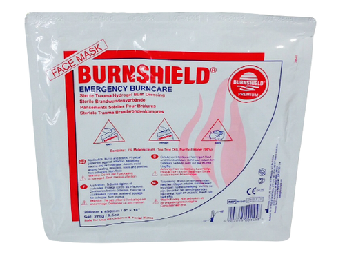 BURNSHIELD Face Mask 8" x 18" Sterile Burn Dressing 200mm X 450mm | eBay