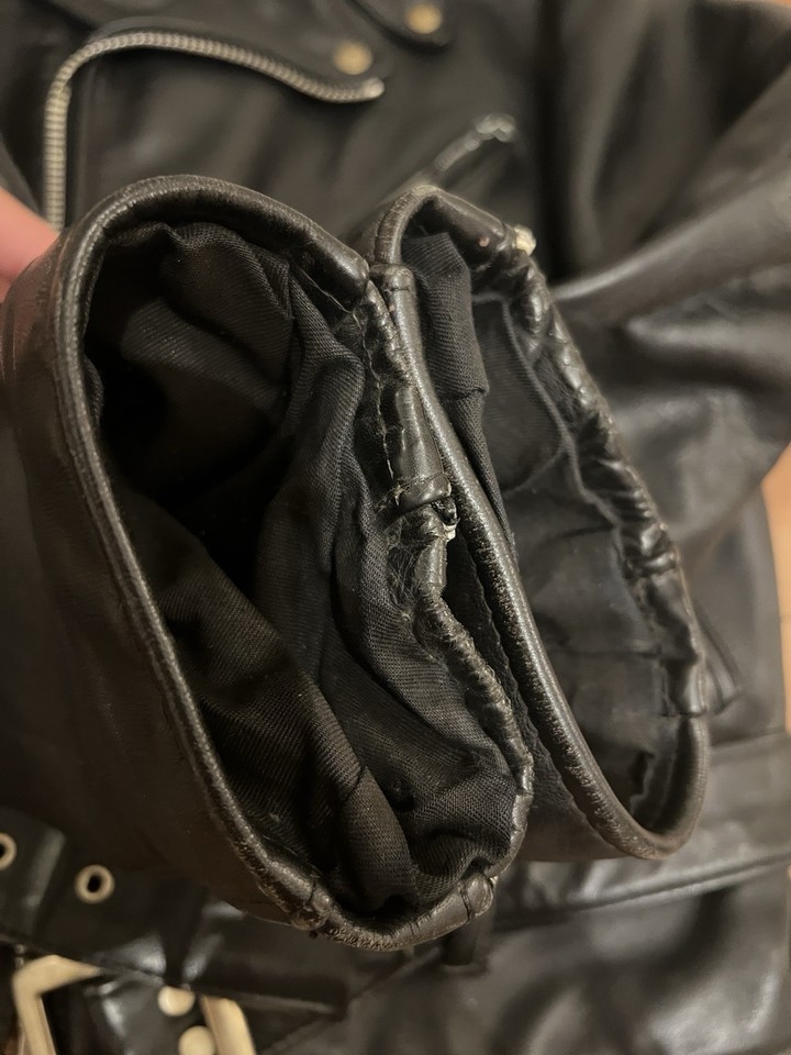 schott perfecto 618 40 double steerhide leather motorcycle jacket 641 ...