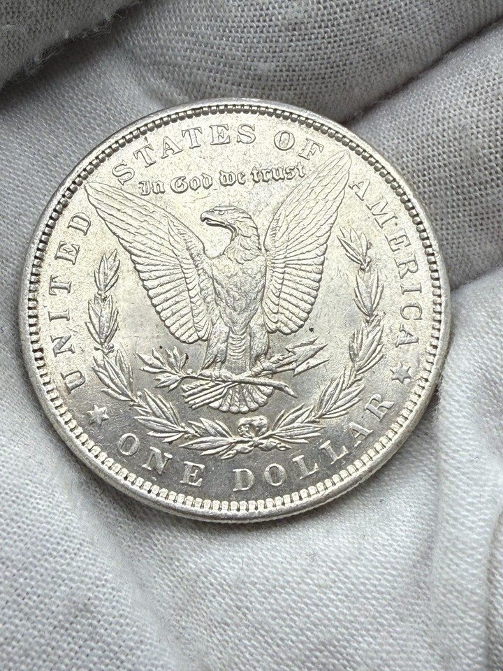 AU+ 1890 (P) Morgan Silver Dollar B199 | eBay