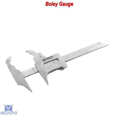 Medical Calipers Dental Boley Gauge Tooth Thickness Measuring Vernier ...