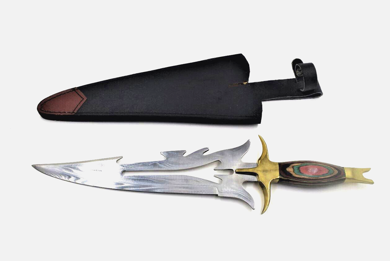 HANDMADE, WHITE TAIL CUTLERY, COLLECTABLE KNIFE WITH SHEATH, EXCELLENT ...