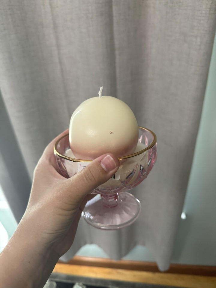 Parfait Ice Cream Skull Scented Candle Slay The Day 13 Oz Ombré Pink ...