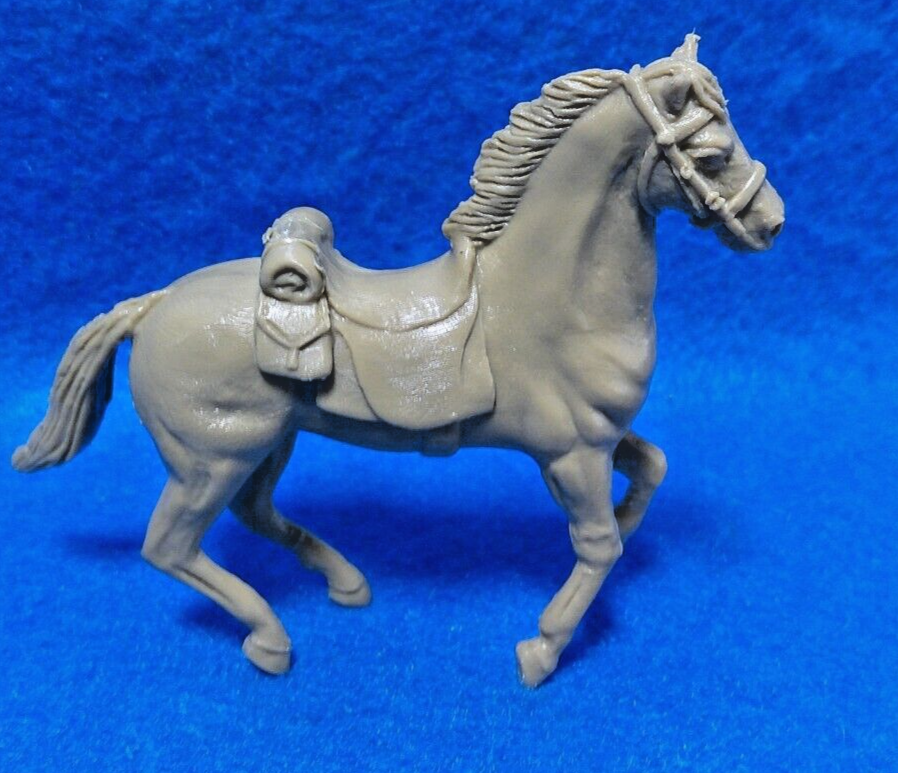 Classic Toy Soldiers Cavalry Horse Set x 4 (54MM) - Tan, 4 in 4 Poses ...