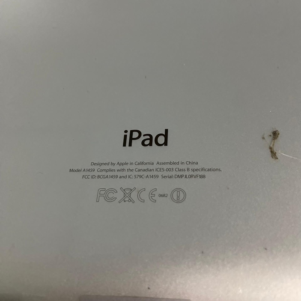 Apple iPad 4th Generation A1459 9.7in Untested Sold As Is Or Repair | eBay