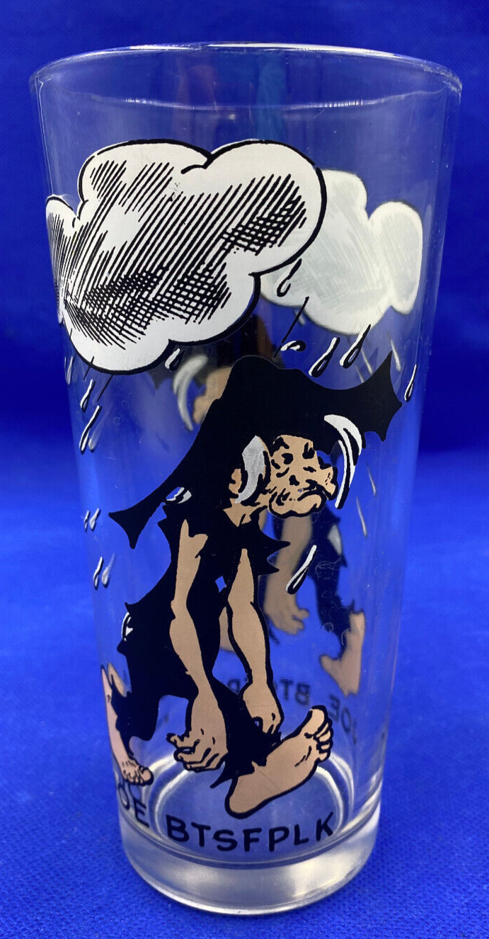 Vintage 1975 Al Capp JOE BTSFPLK Cartoon Character Glass Lil’ Abner | eBay