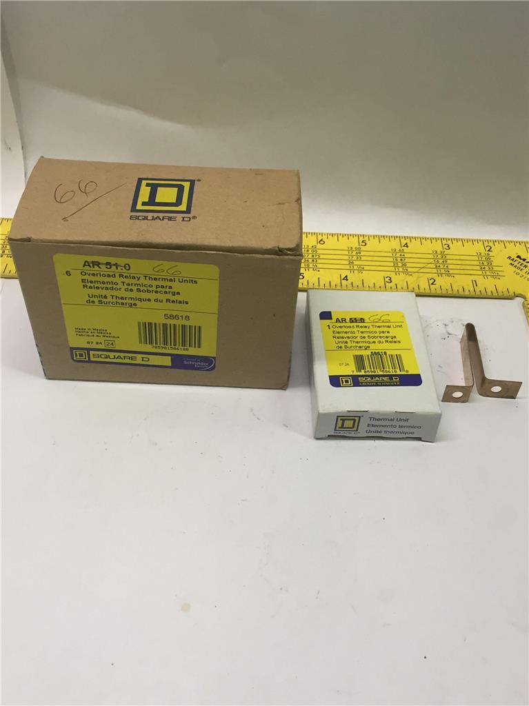 Square D AR 66.0 Overload Relay Thermal Unit (Box of 6) | eBay
