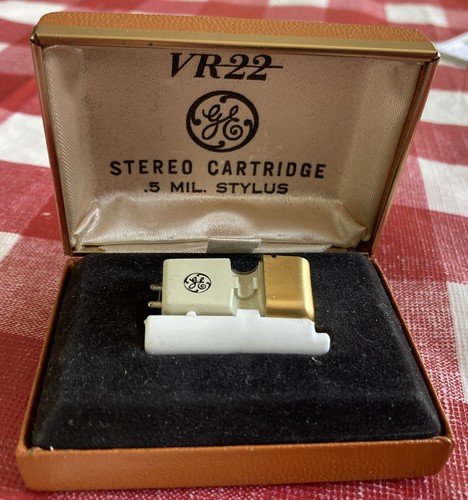 Vintage GE VR-22 Stereo Phonograph Cartridge with .5 Mil Stylus-In ...