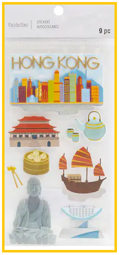 Recollections HONG KONG Dimensional Stickers | eBay