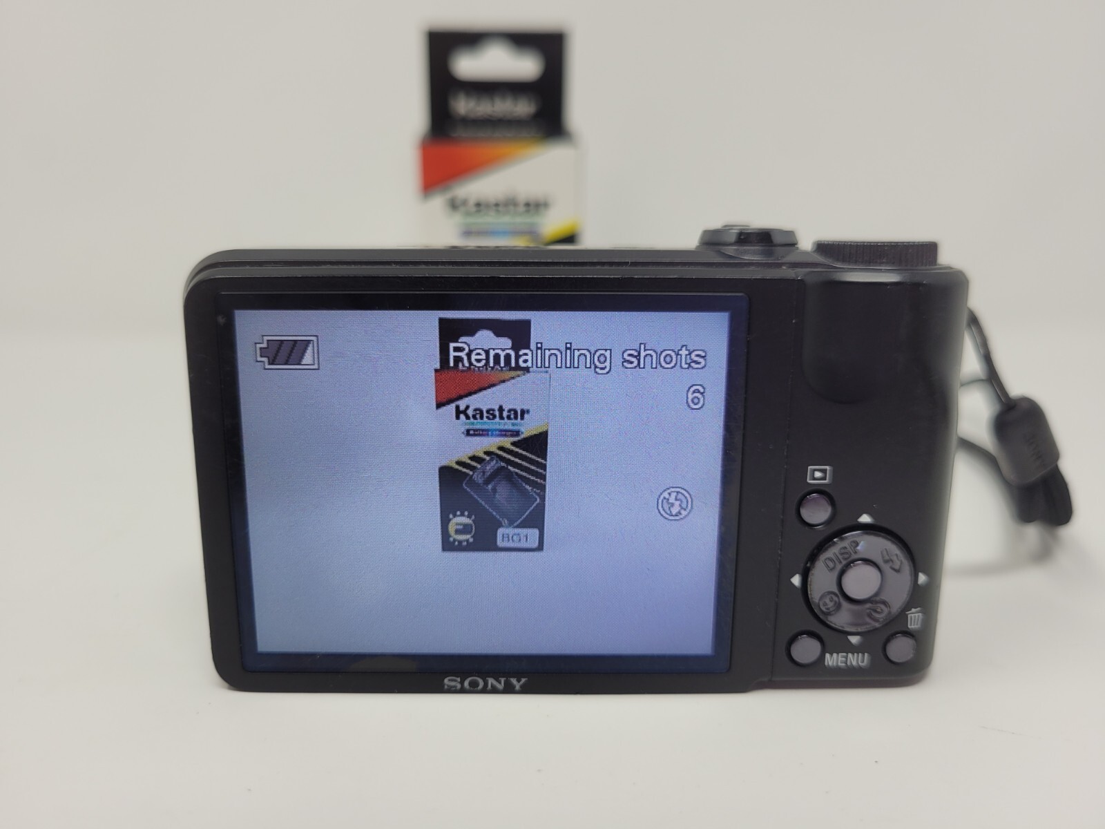 Black Sony DSC-H55 Cyber-Shot 14.1MP 10x Zoom SteadyShot Digital Still ...