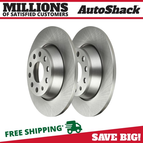 Rear Brake Rotors Pair 2 for VW CC Passat Eos Jetta Tiguan Limited Audi ...