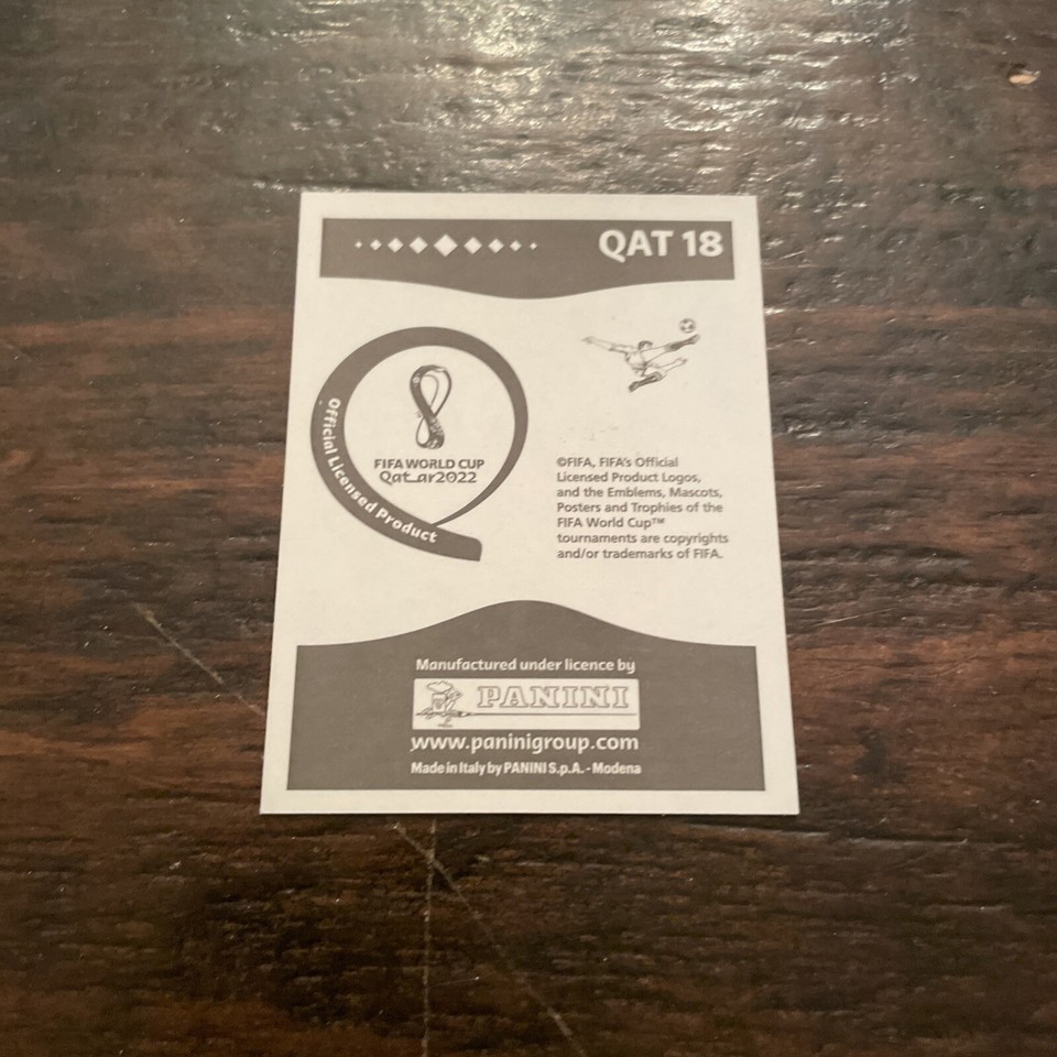 Panini Qatar 2022 World Cup Stickers Hasan Al-Haydos Red Parallel QAT ...