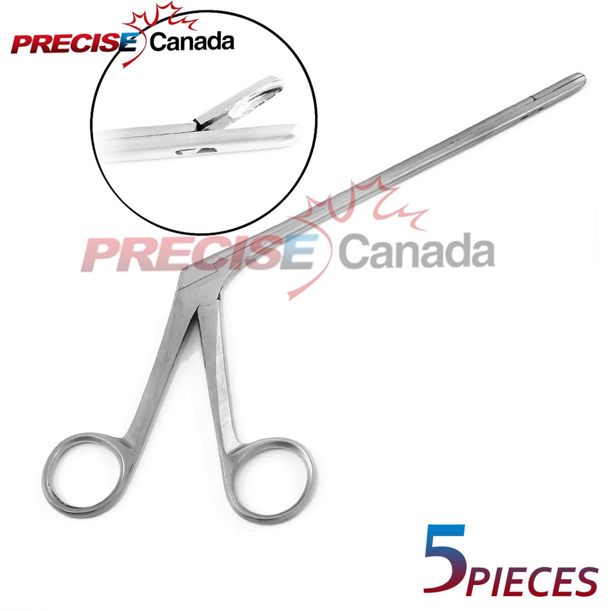 SET OF 5 CUSHING PITUITARY RONGEURS 7'' 5MM (STRAIGHT) ENT SURGICAL ...