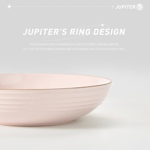 Jupiter Pasta Bowls, 30 OZ Large Salad Bowls Set of 4, Microwave Light ...