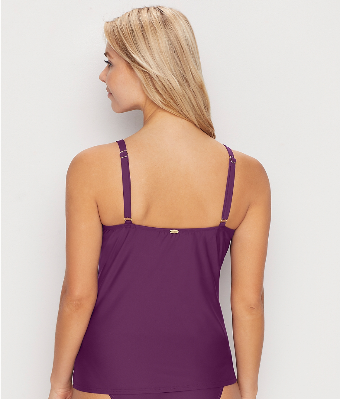 Sunsets DEEP PLUM Avery Underwire Tankini Swim Top, US 40F/38G/36H | eBay