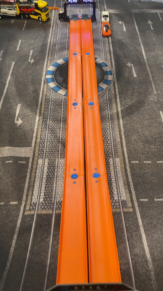 2 Lane Drag Racing PRO Timing system timer for Hot Wheels track diecast ...