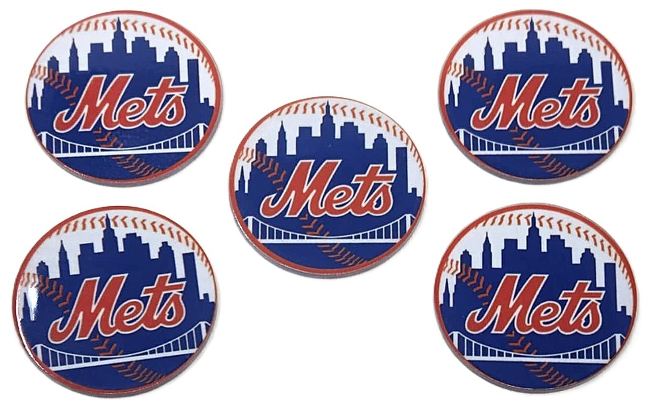 5 Pc Mets - Acrylic Flatback Charms - For Badge Reels - DIY Crafts | eBay