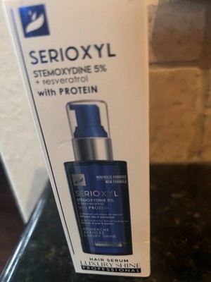 Serioxyl Hair Serum with Stemoxydine 5% + Resveratrol & Protein – 4oz ...