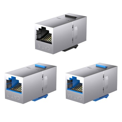 RJ45 Shielded Coupler 10Gbp Networking Connectors LAN Adapter For ...