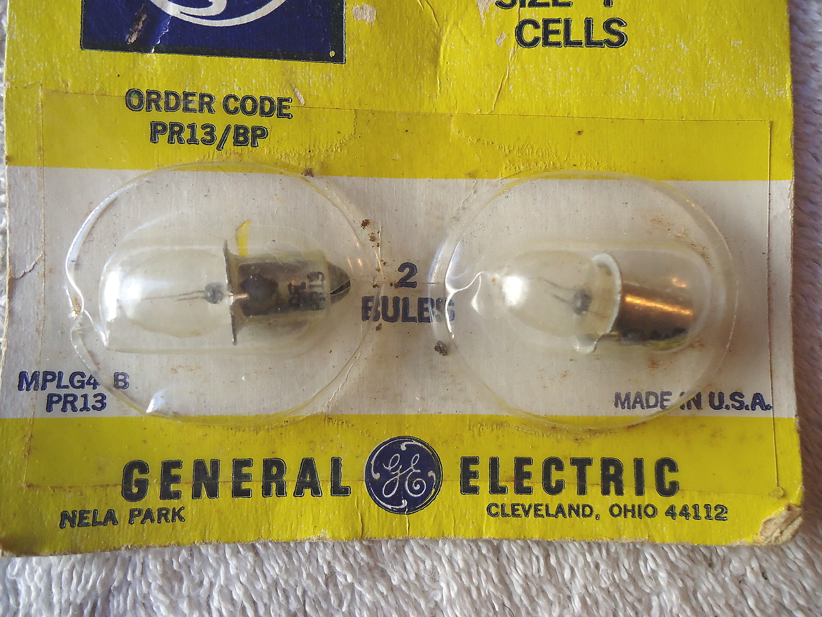 Lot Of 2 Packs Of Bulbs,1,Vintage GE PR13 1,RTH T4-JC " NIP " AWESOME ...
