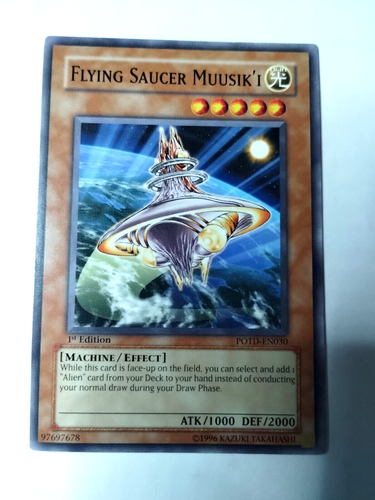 Yu-Gi-Oh Flying Saucer Muusik'i Power of the Duelist POTD-EN030 1st ...