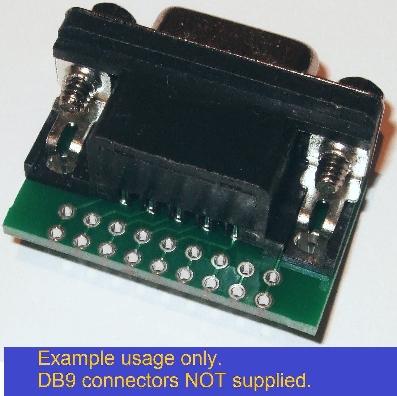 10pcs DB9 adapter/breakout/pinboard/converter Prototyping stripboard ...