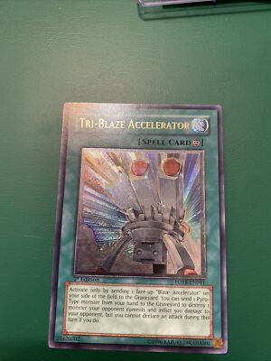 yugioh Tri-Blaze Accelerator FOTB-EN041 Ultimate Rare 1st Edition near ...