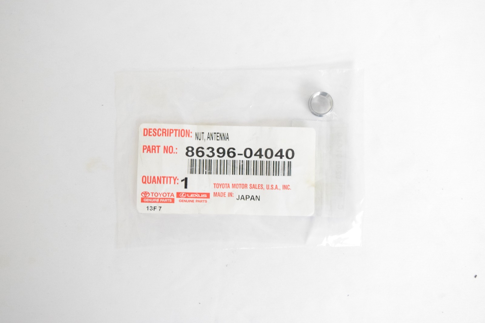 GENUINE TOYOTA TACOMA 2005-2014 ANTENNA NUT MANUAL TYPE 86396-04040 OEM ...
