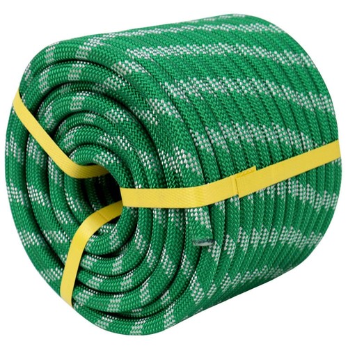 CRAYZA Double Braided Arborist Rope 1/2 in x 100 ft Climbing Rope ...