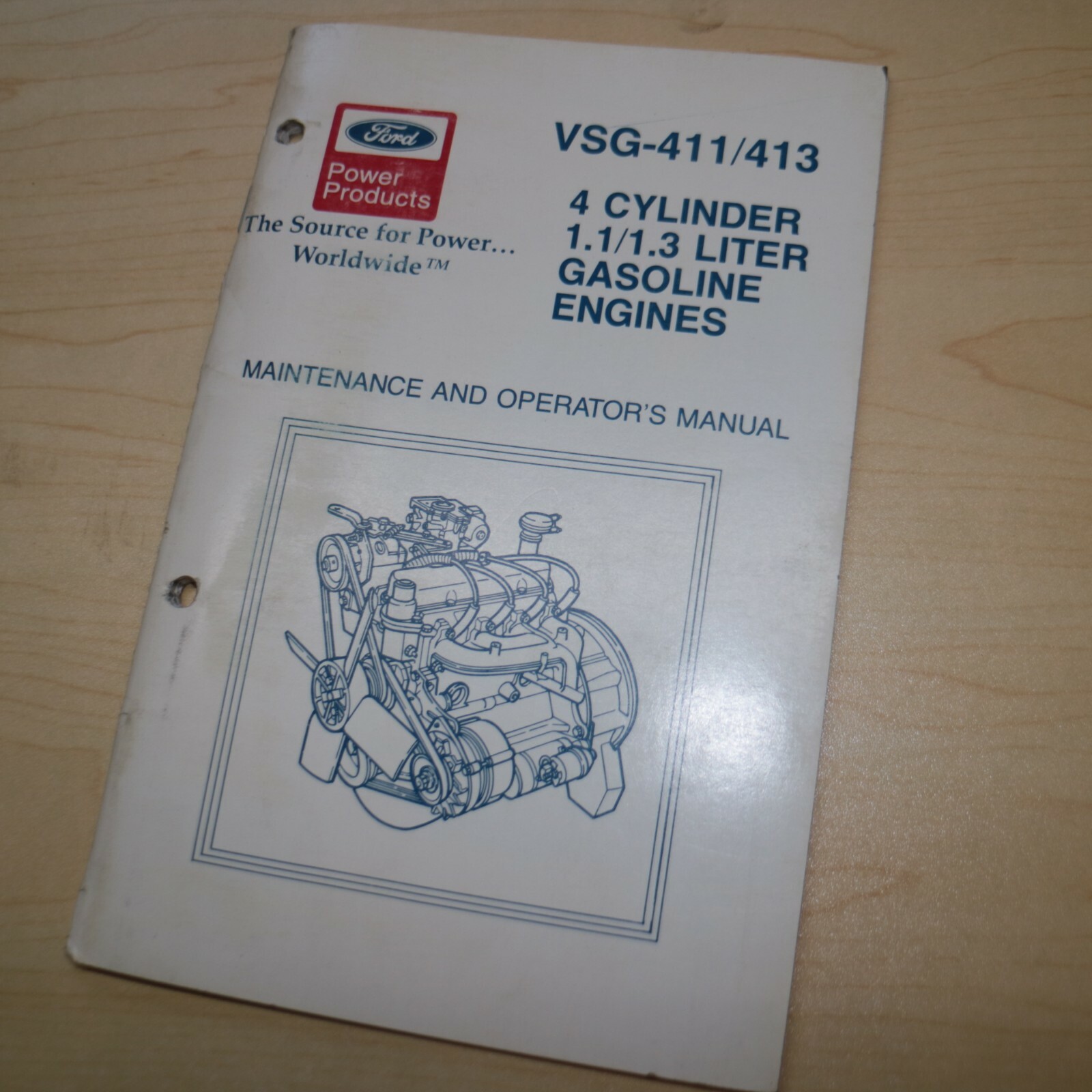 FORD VSG-411 413 1.1 1.3 LITER Owner Operator Maintenance ...