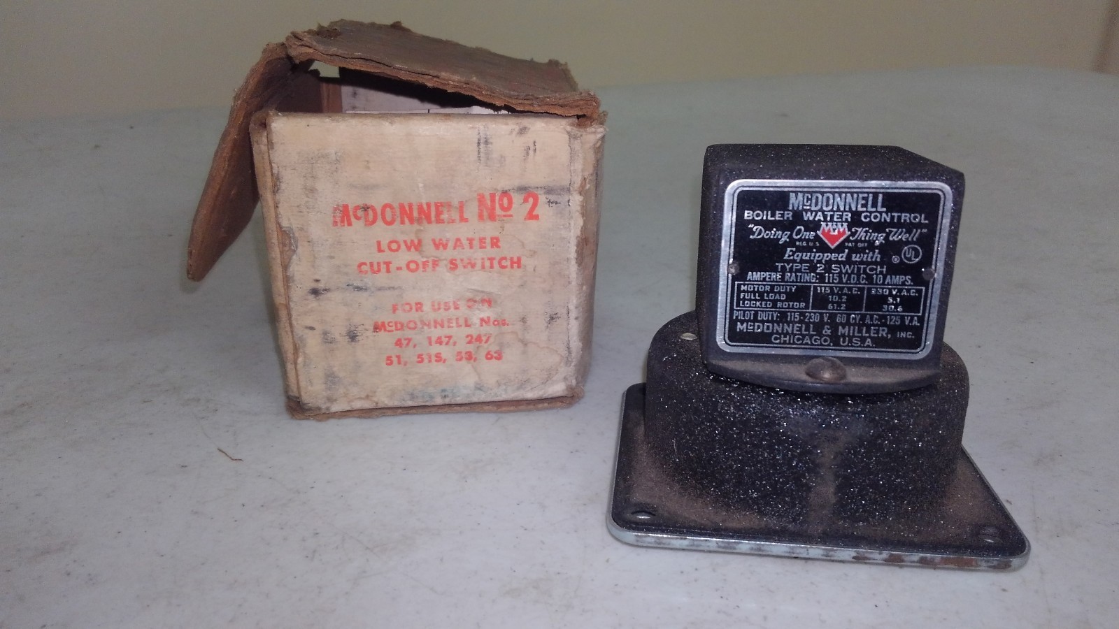 McDonnell No. 2 Low water cut-off switch | eBay