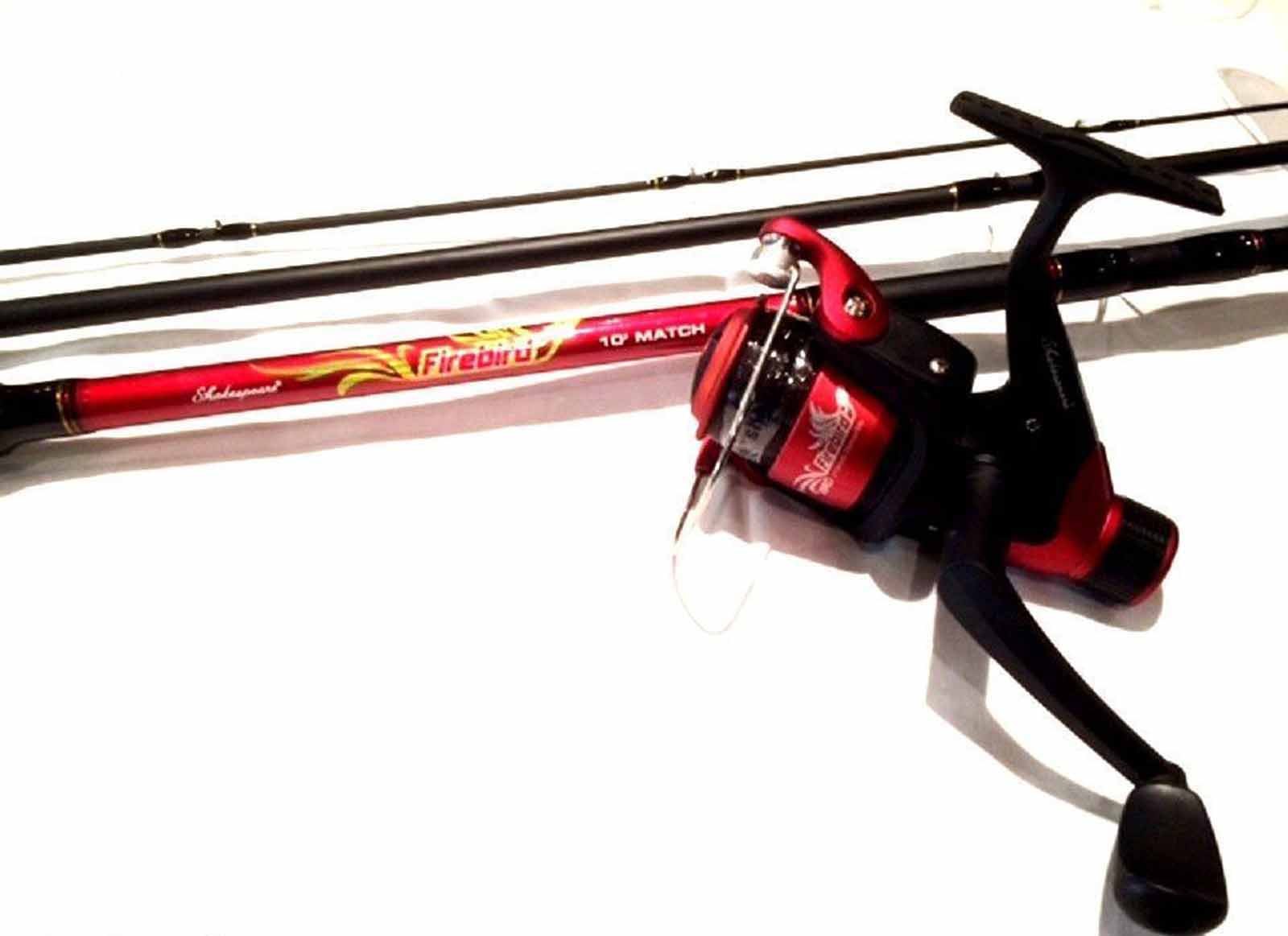 Shakespeare Firebird Coarse Fishing Rod + Firebird Reel + Mono Combo ...