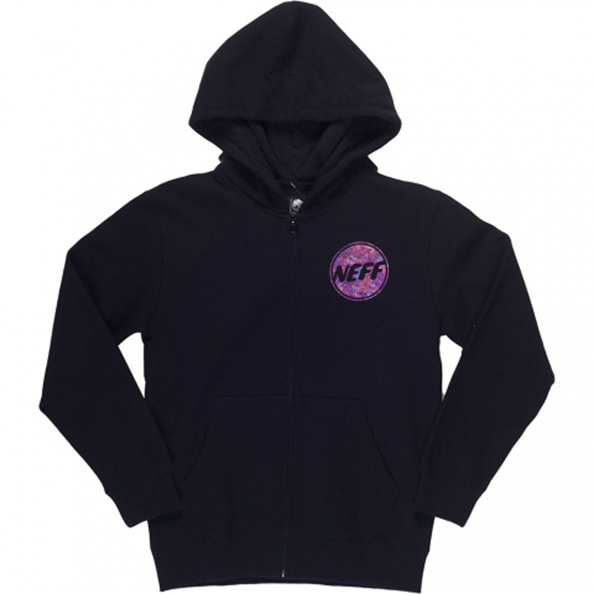 Neff Color Grime Full Zip Pullover Fleece Hoodie, Boy's Youth Medium ...