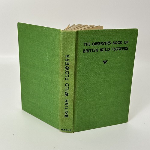 Observers Book Of British Wild Flowers 1937 1st Edition in Excellent ...