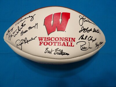 Wisconsin Badgers NCAA Signed by 10 Coaches Football Sept. 10 2005 | eBay