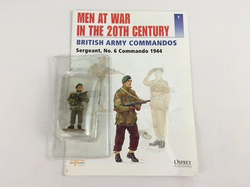 British Army Commandos 1944 1/32th Scale die-cast Action Figure by Del ...